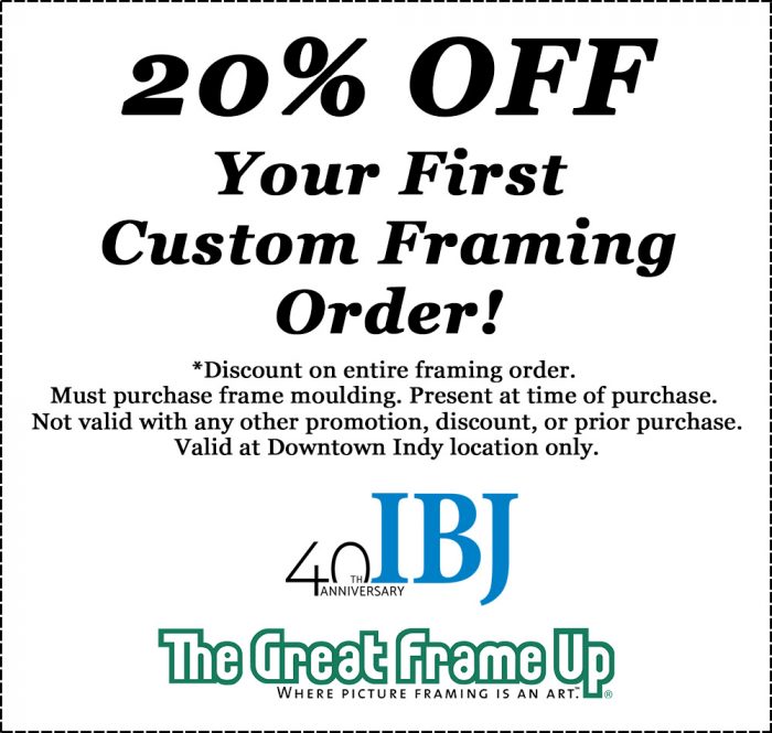 Indianapolis Business Journal Special Offer - The Great Frame Up ...